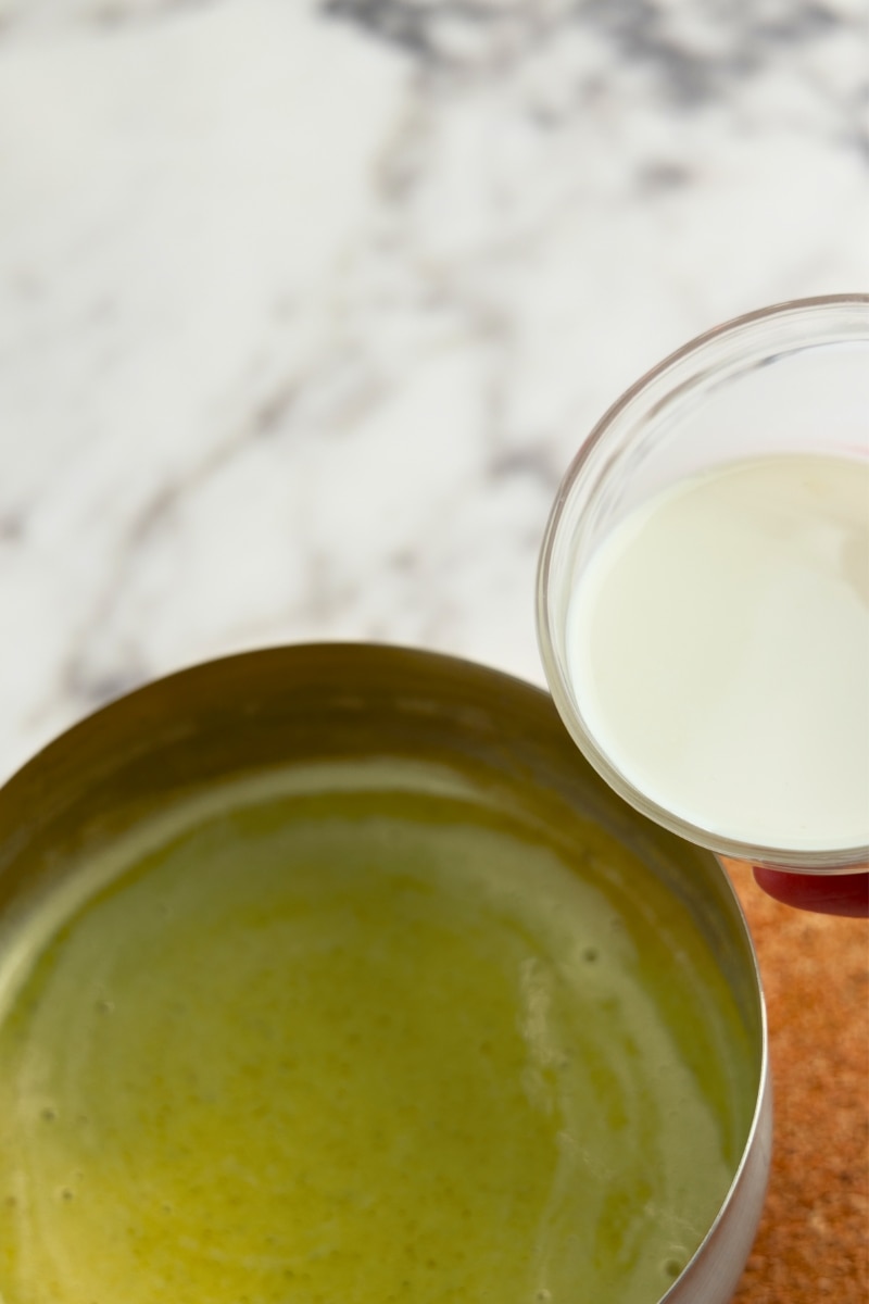 Simple Pistachio Pastry Cream - Definitely Not a Chef