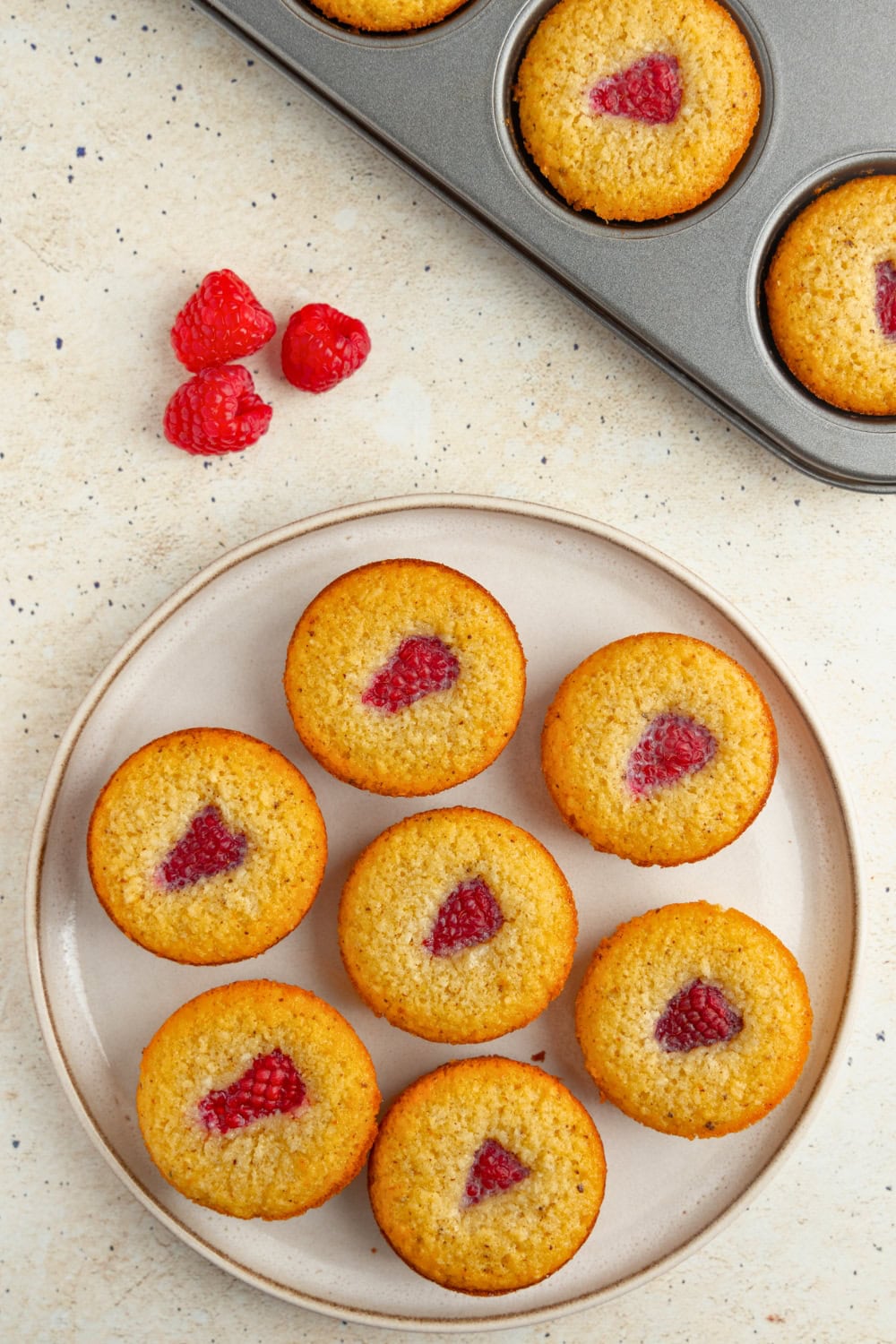 Raspberry Coconut Financiers Recipe - Definitely Not a Chef