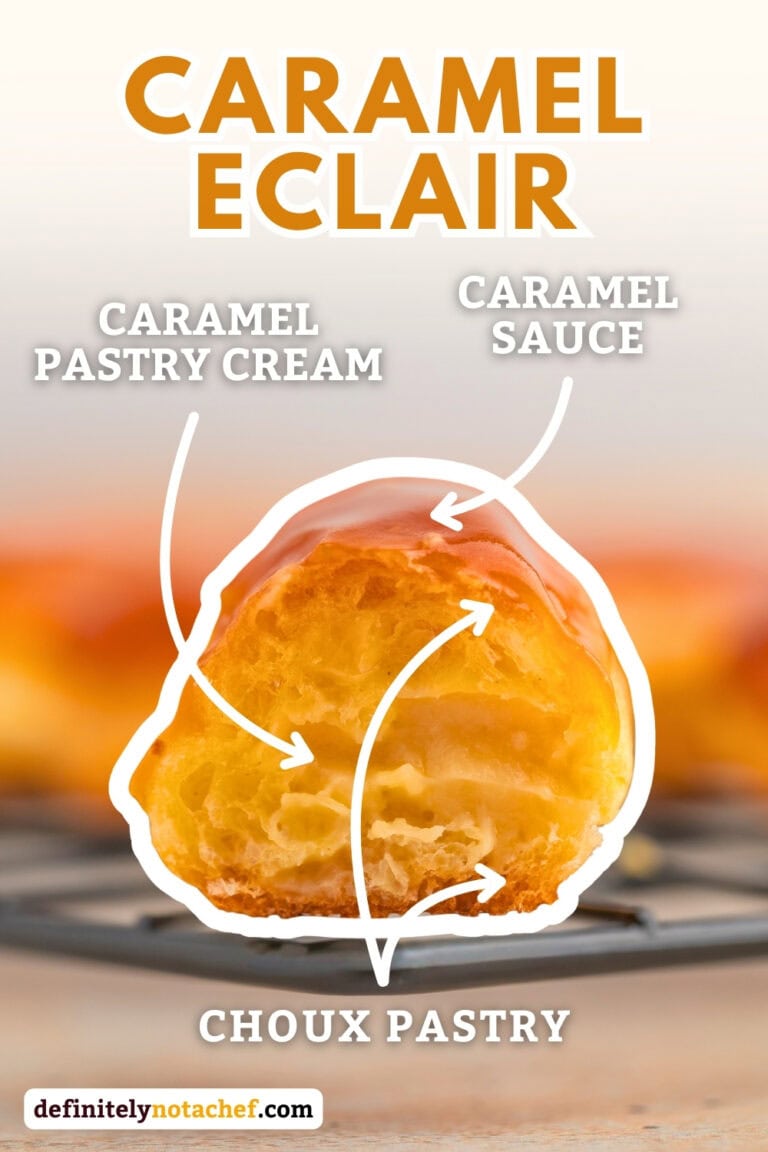 Caramel Eclairs - Definitely Not a Chef