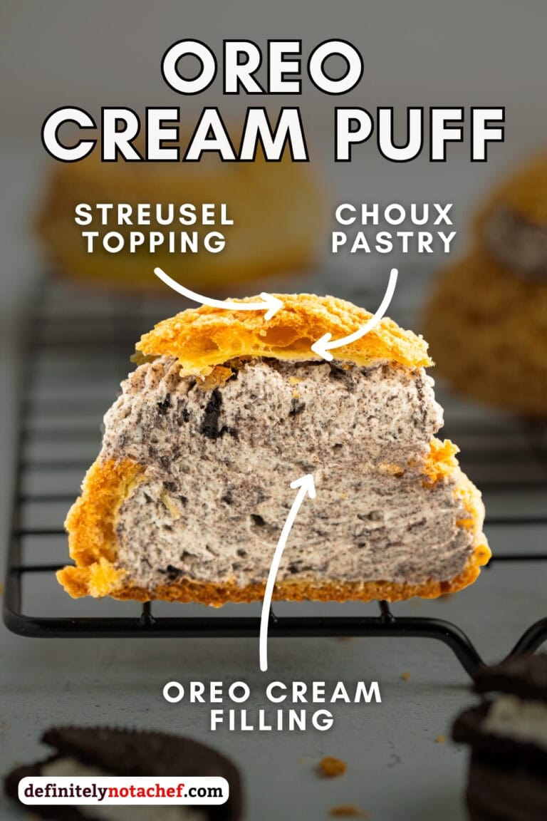 Oreo Cream Puffs - Definitely Not a Chef