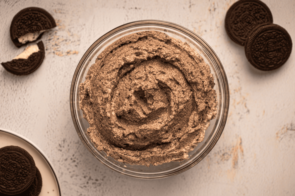 10-Minute Oreo Whipped Cream Frosting - Definitely Not a Chef
