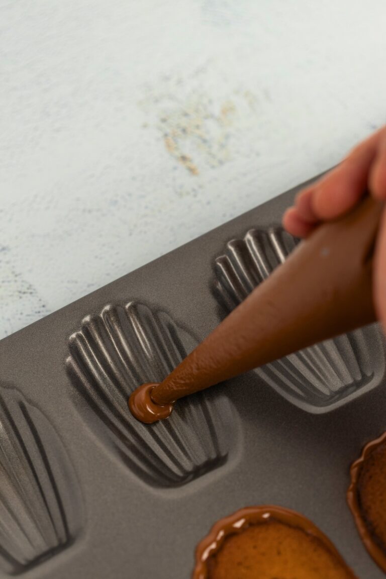Chocolate Madeleines With a Chocolate Shell - Definitely Not a Chef