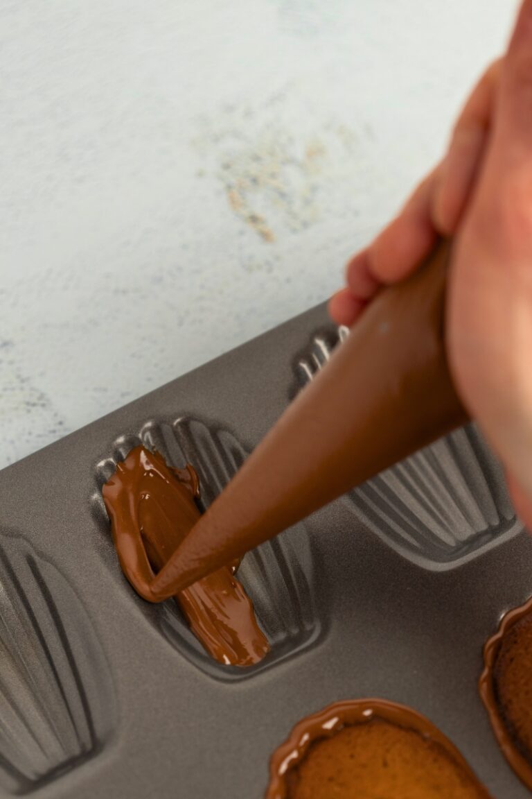 Chocolate Madeleines With a Chocolate Shell - Definitely Not a Chef