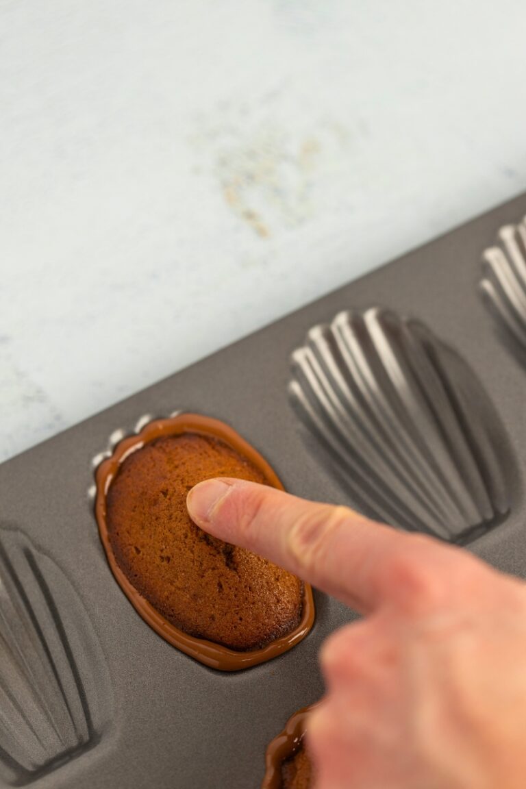 Chocolate Madeleines With a Chocolate Shell - Definitely Not a Chef