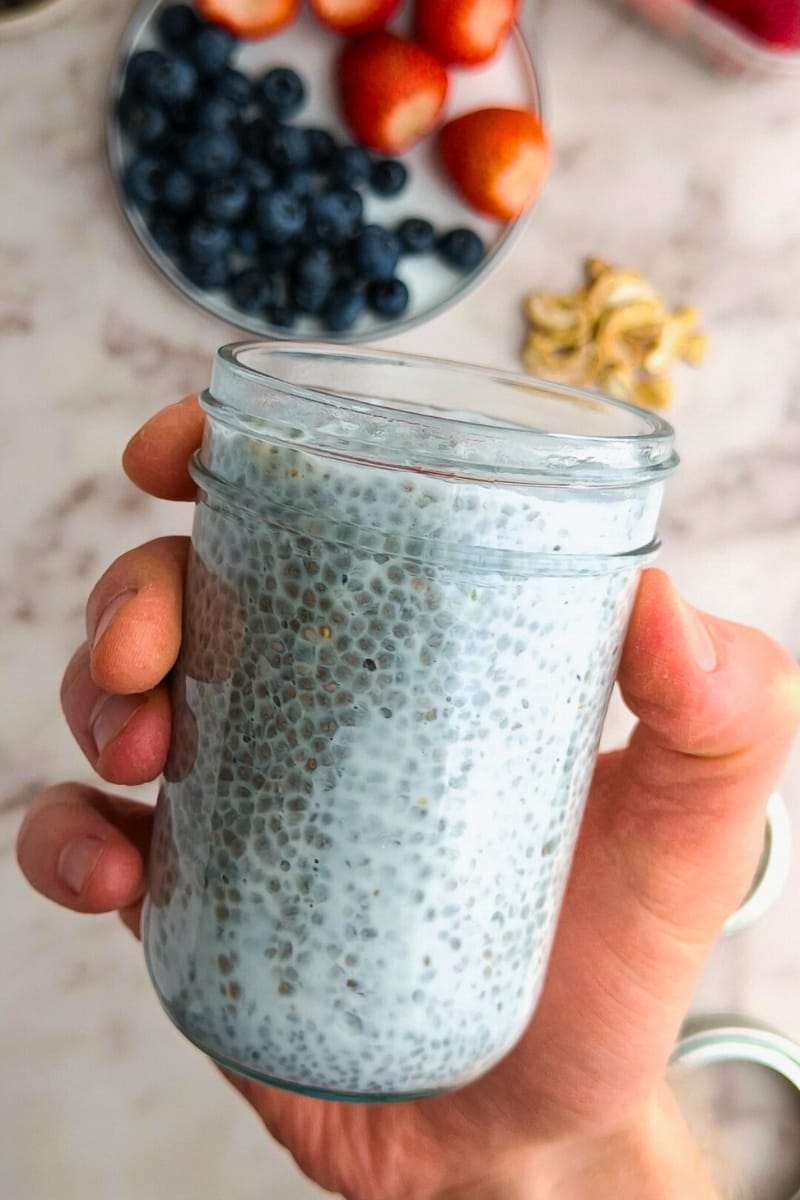Greek Yogurt Chia Pudding - Definitely Not a Chef