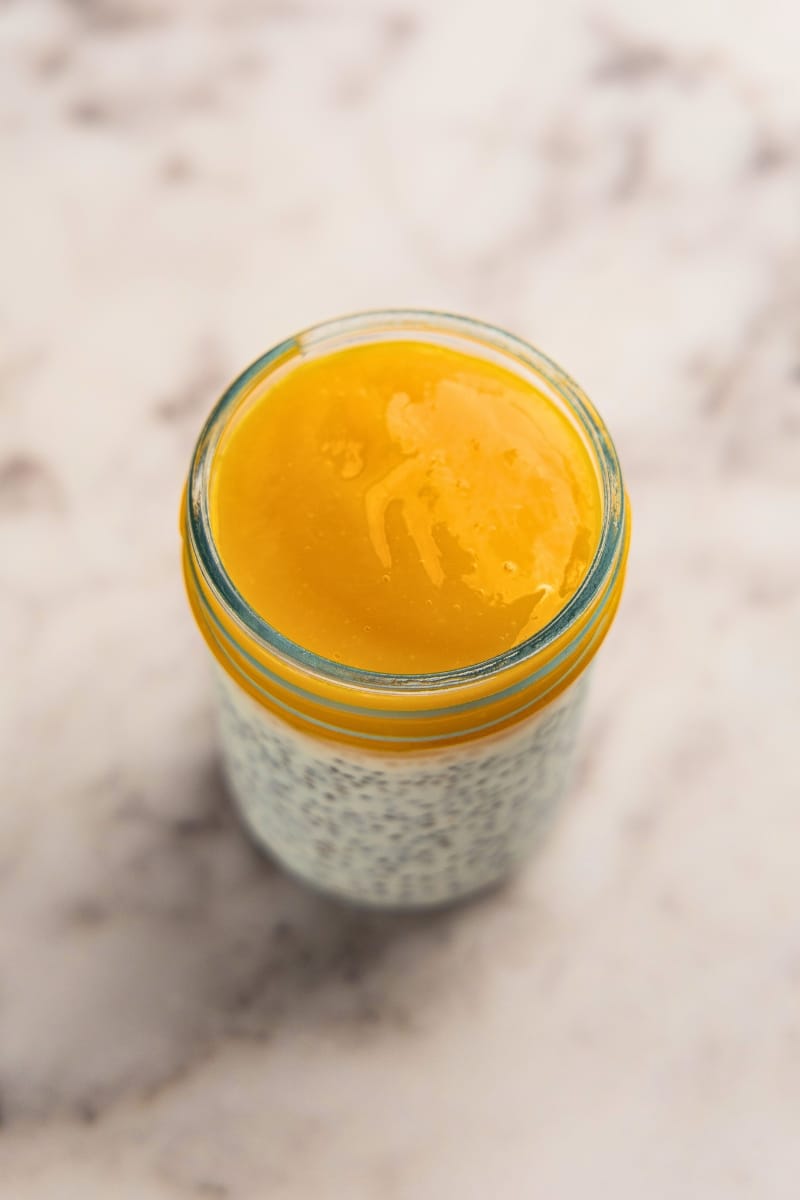 Mango Greek Yogurt Chia Pudding - Definitely Not a Chef