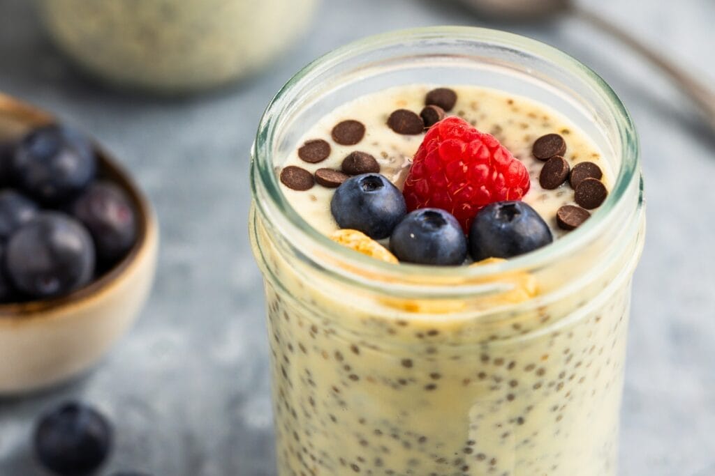 Easy High Protein Chia Pudding with Protein Powder - Definitely Not a Chef