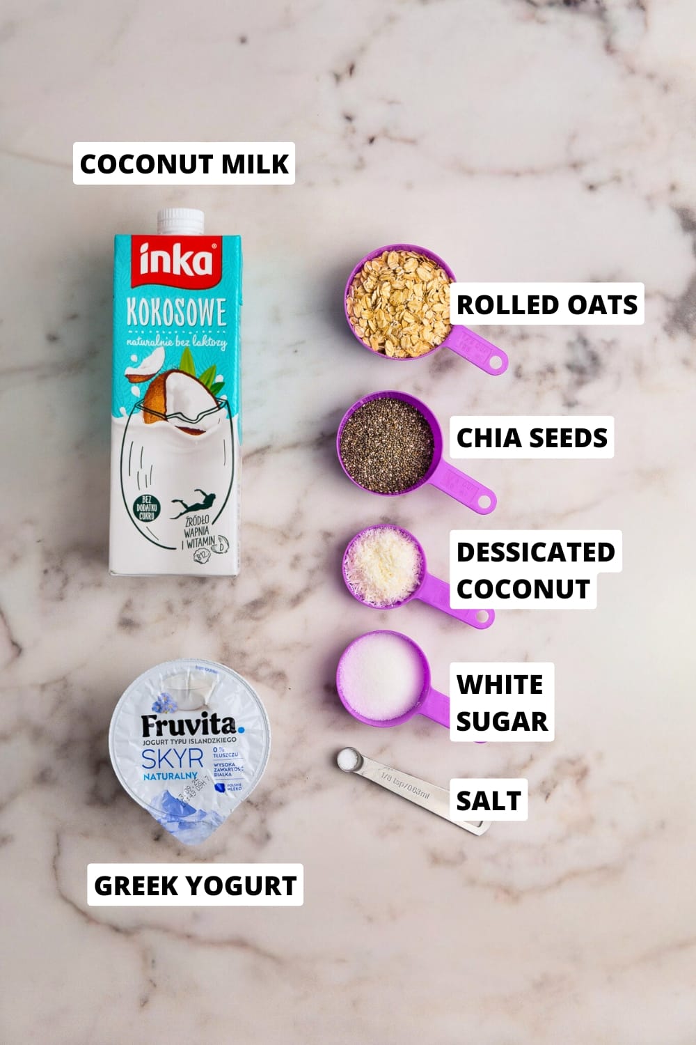 Coconut Overnight Oats - Definitely Not a Chef